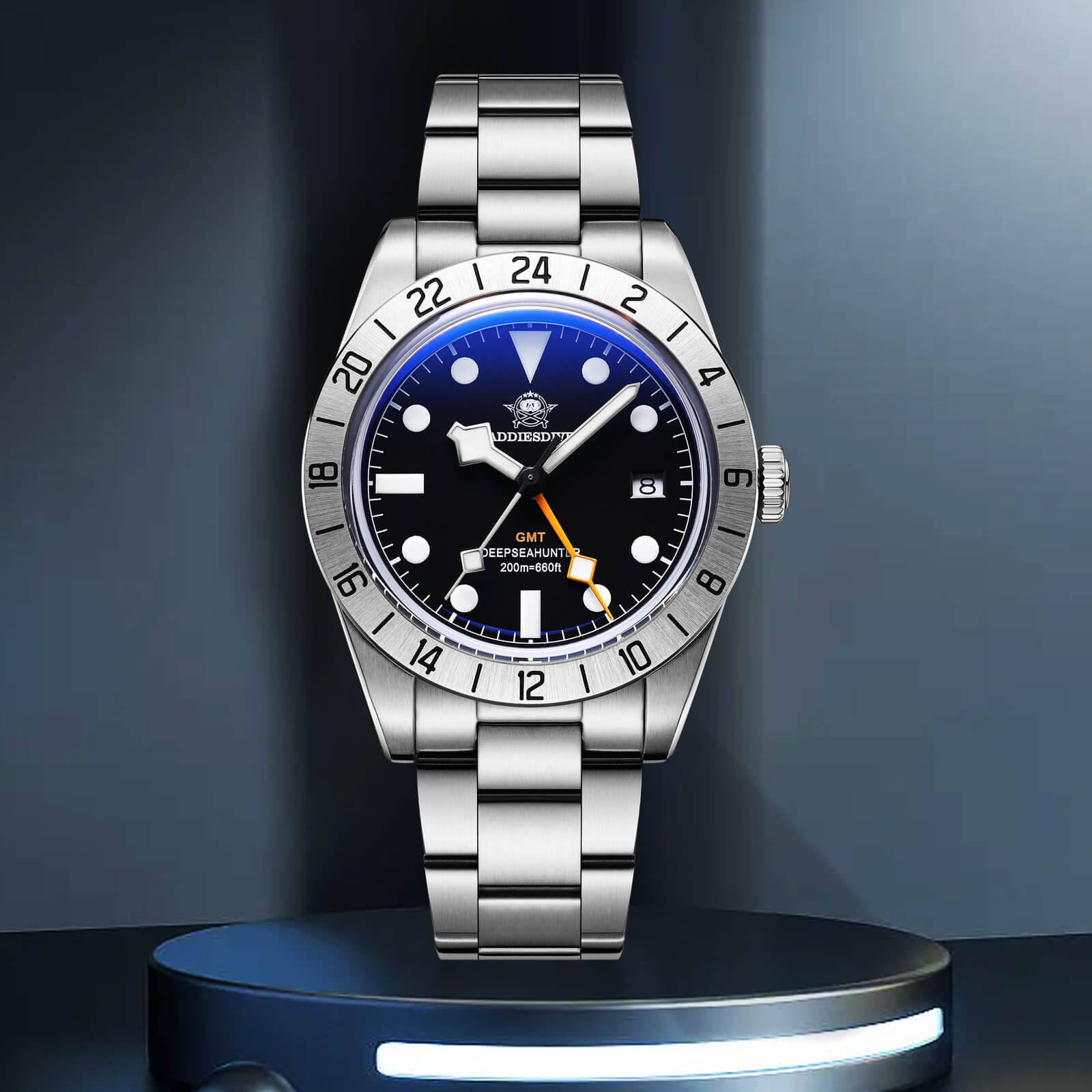 ADDIESDIVE 39mm BB GMT Quartz Watch RONDA515 Movement, AD2035 ...