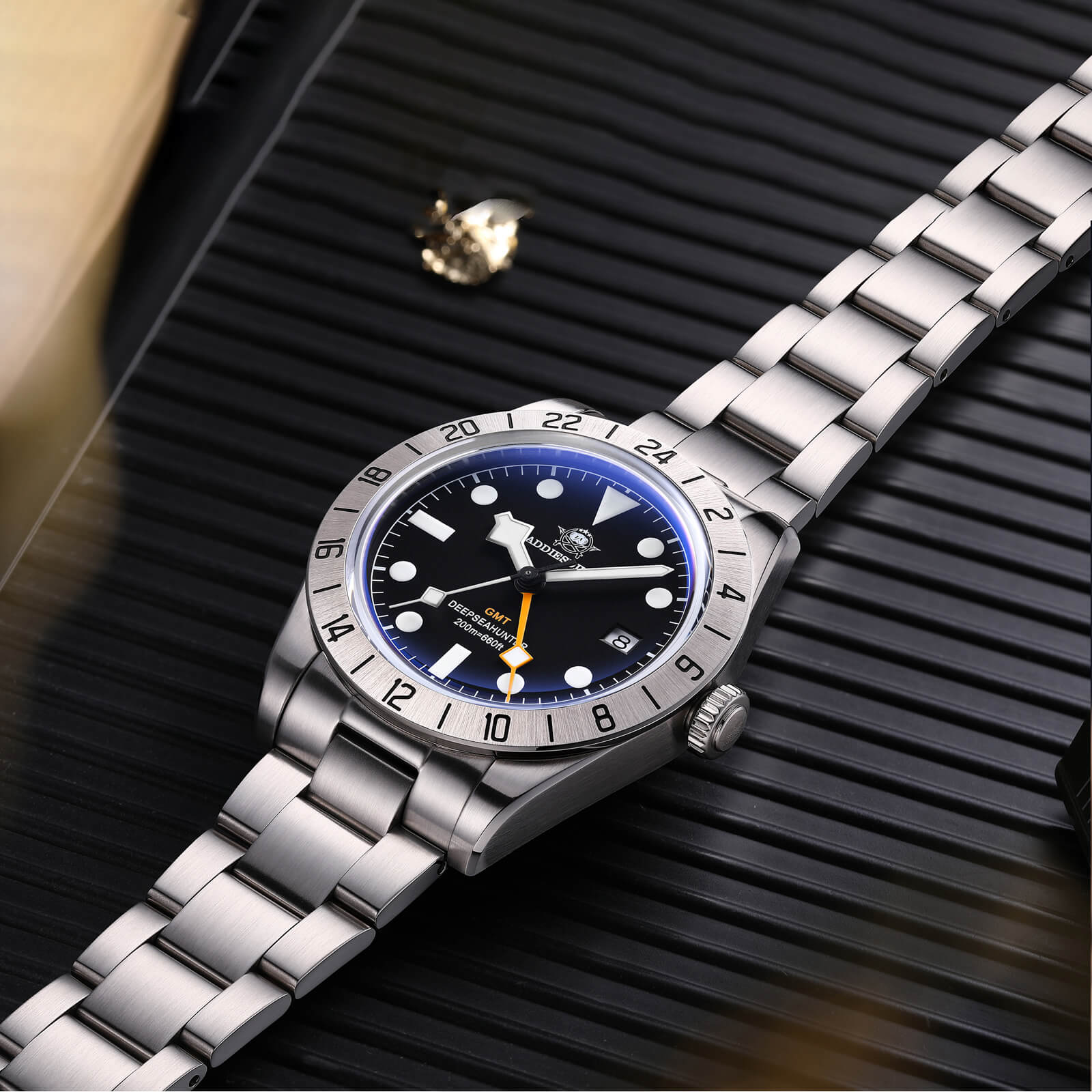 ADDIESDIVE 39mm BB GMT Quartz Watch RONDA515 Movement, AD2035 ...